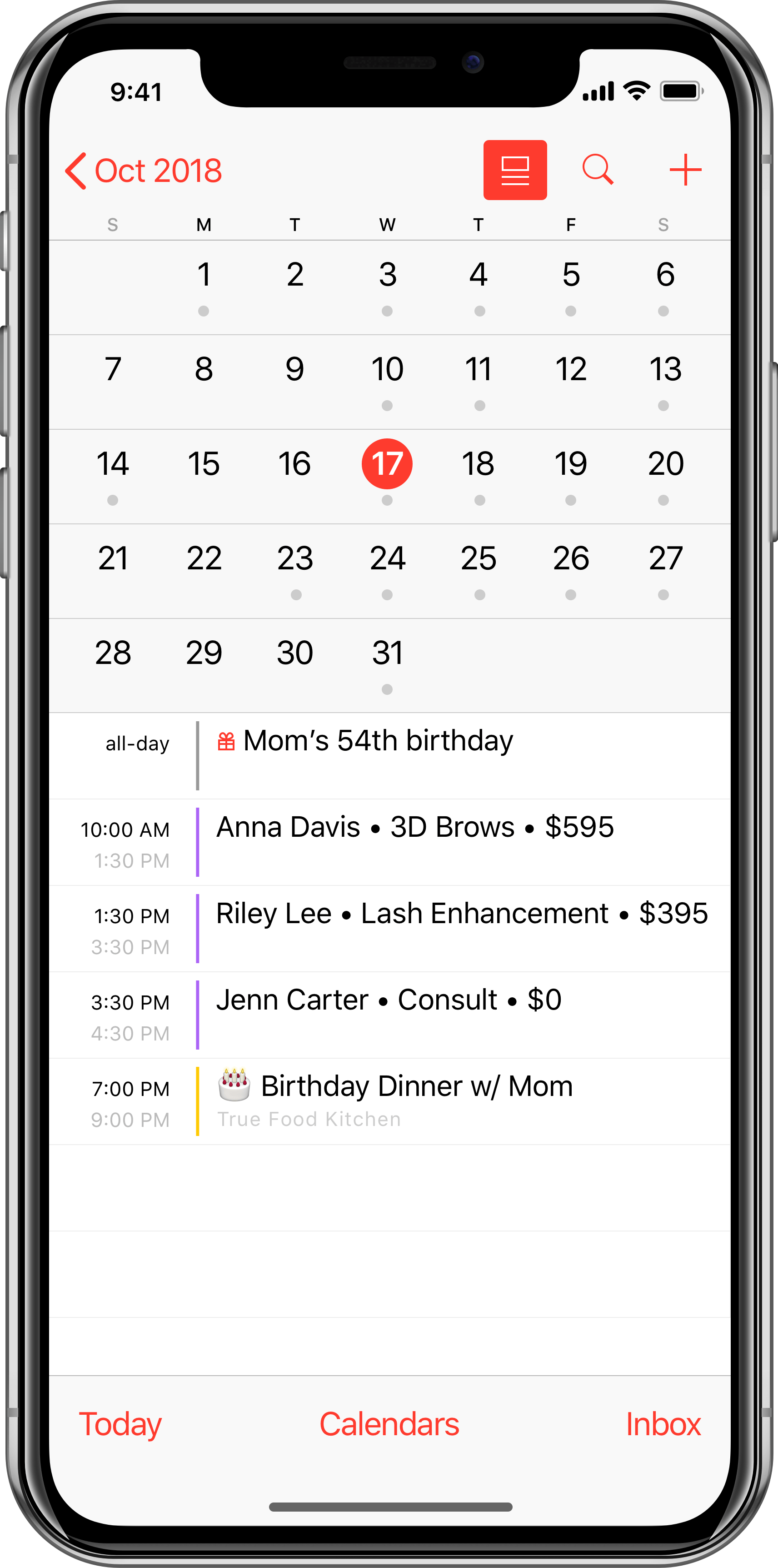 📱 The client scheduler for iPhone lovers • Hummingbook